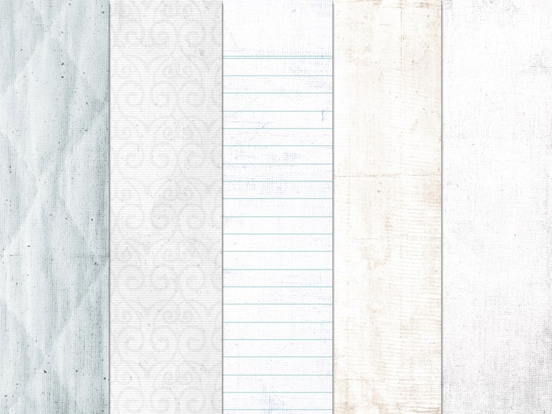 Basic White Digital Papers off White Lightly Textured - Etsy