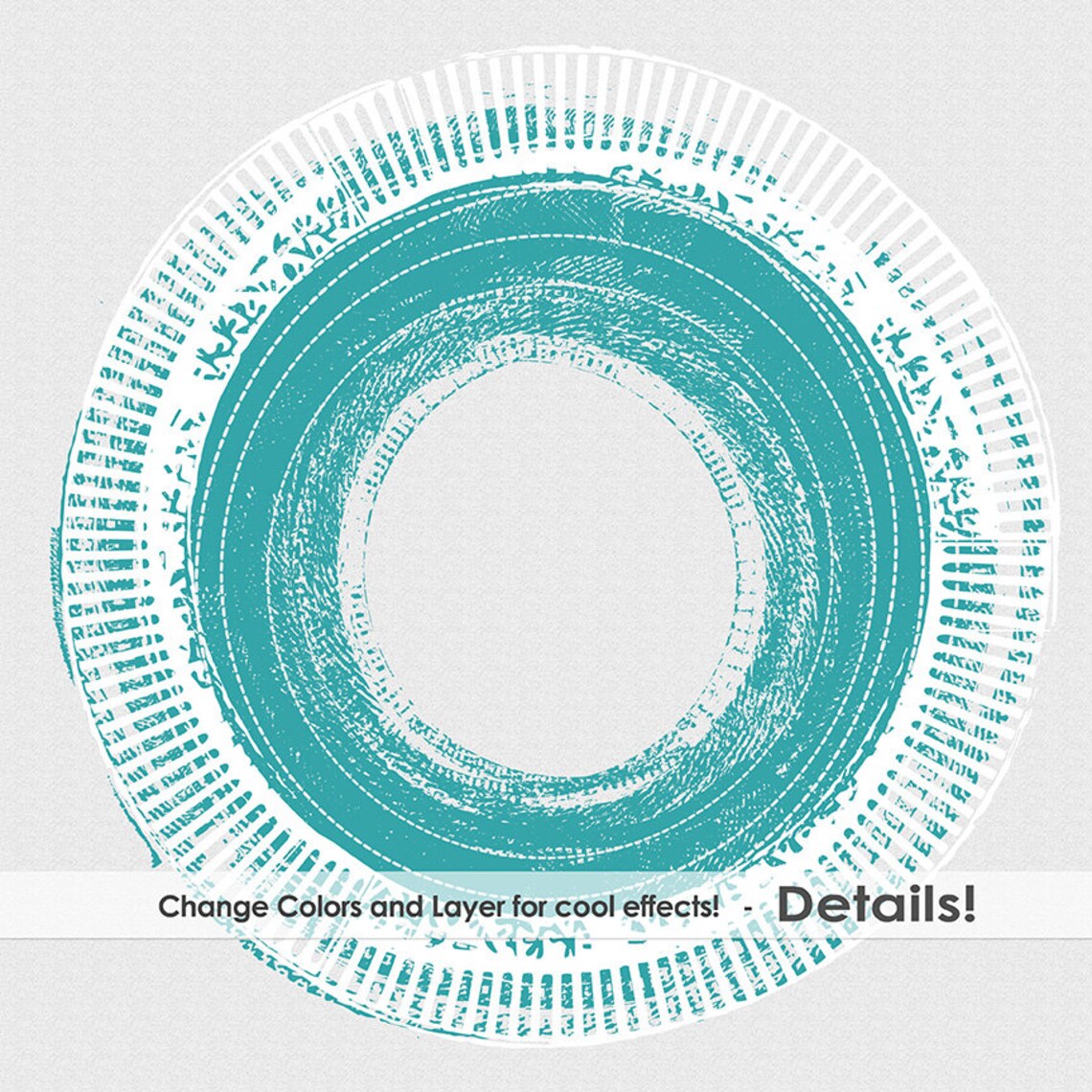 Circle Frame Clip Art Grunge Label ClipArt Logo Design | Etsy