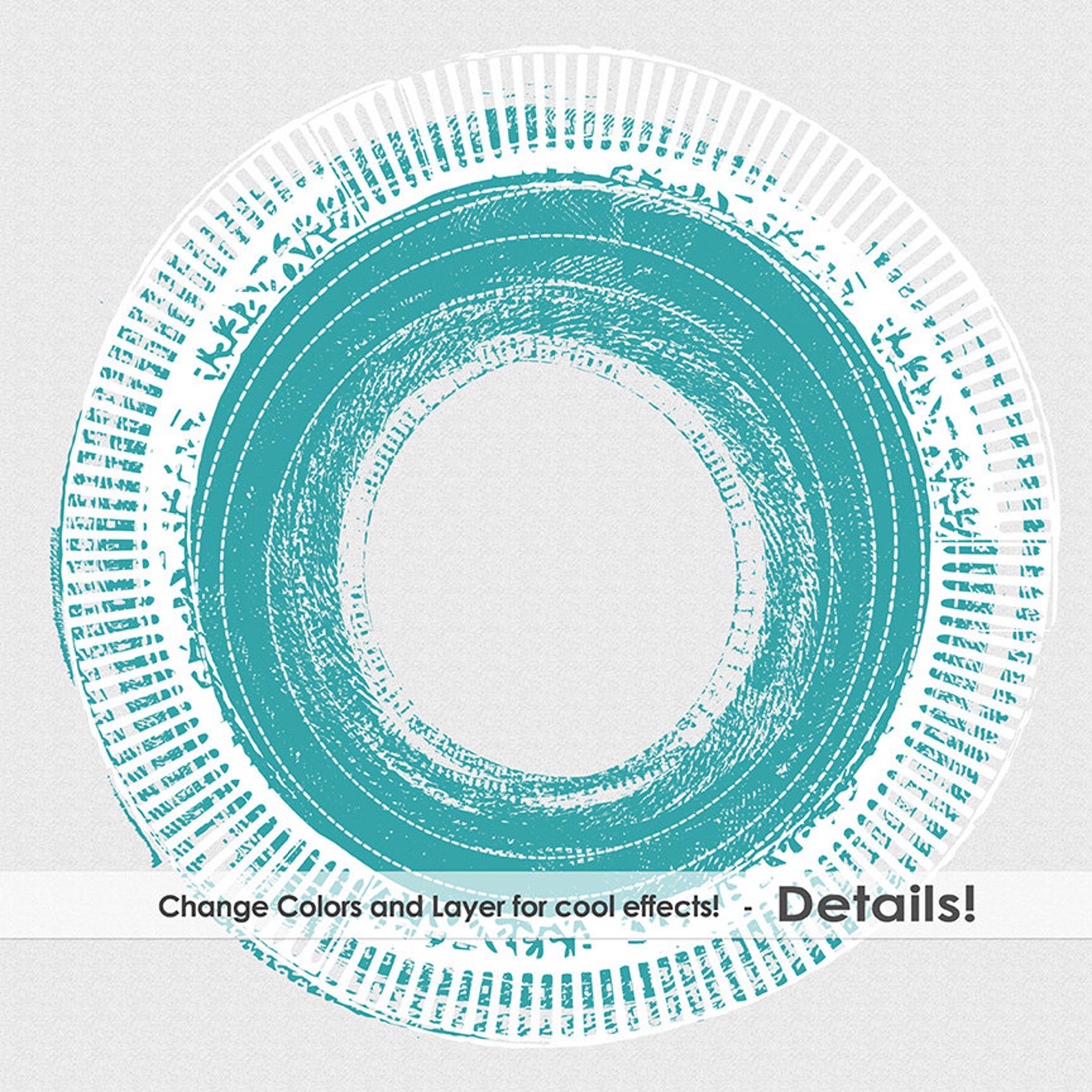 Circle Frame Clip Art Grunge Label ClipArt Logo Design | Etsy