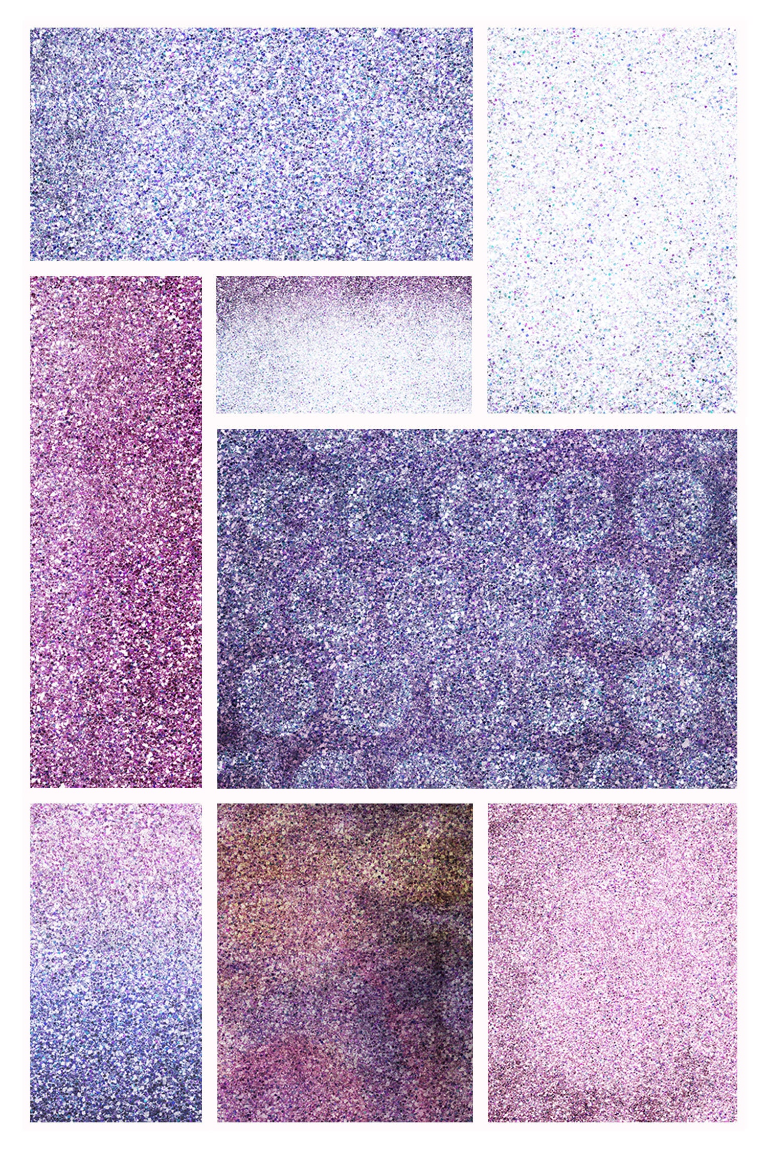 Royal Purple Glitter Digital Paper Scrapbooking Paper | Etsy