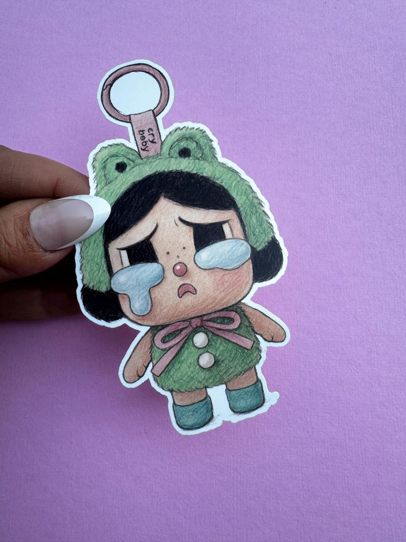 Cry Baby Sticker - Etsy