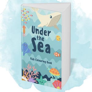 Under the Sea Kids Colouring Book 30 Page Printable Download Ocean ...