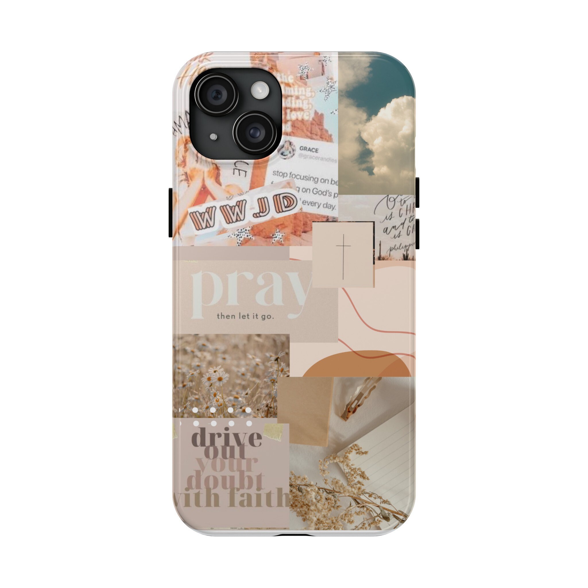 Aesthetic Neutral Color Christian Phone Case - Etsy