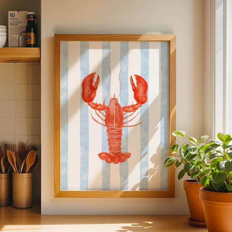 Red Lobster Watercolors - Etsy UK
