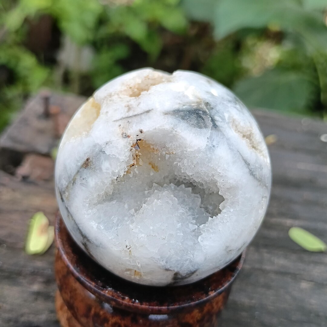 157 Gram Indonesia Zebra Sphere Druzy Polished,specimen,healing ...