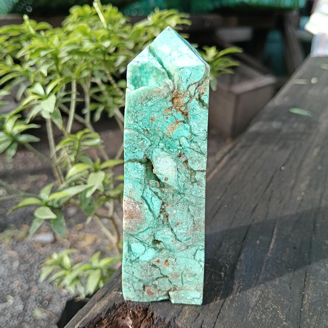 150 Gram Smithsonite Stone Tower Polished Crystal Healing Gemstone 15 ...