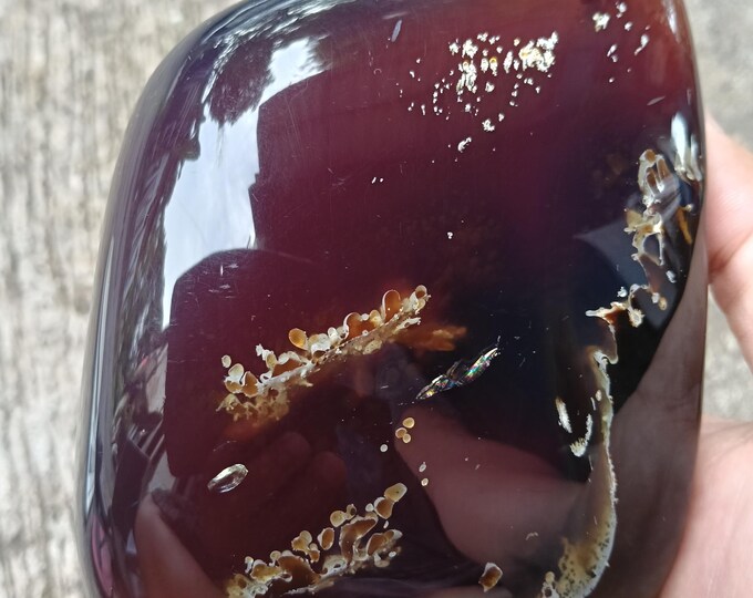 458 Gr Amber Polished,indonesia Sumatra Amber Rough Raw Stone Gemstone ...