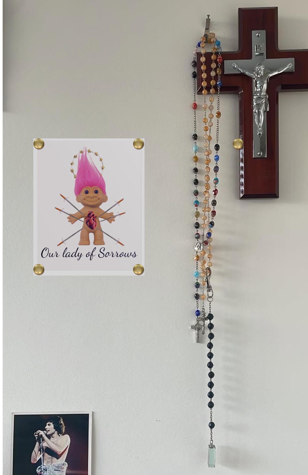 Troll Poster, Religious Wall Art, Troll Merch, 90s Troll Wall Art, 80s ...