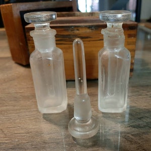 Antique Medical Lab Lot Original Glass Elixir Specimen Bottles - Etsy