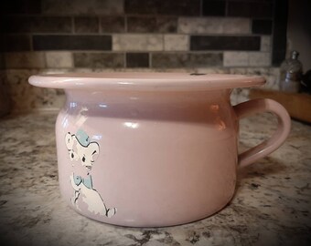 Pink Enamelware - Etsy