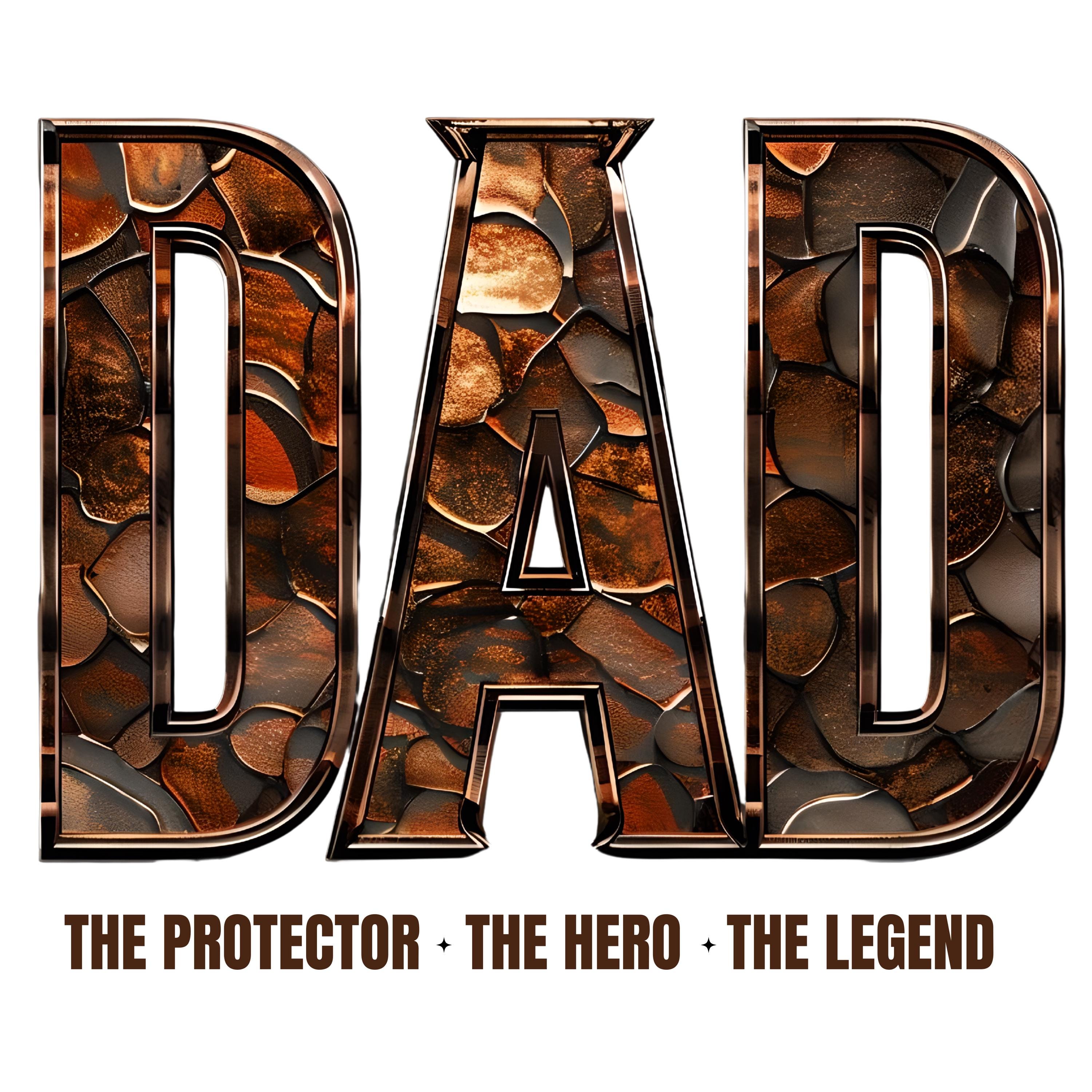 Dad the Protector the Hero the Legend Png, Fathers Day Png, Sublimation ...