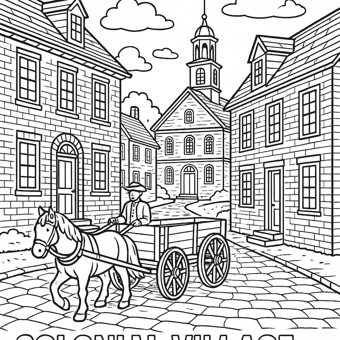Delaware Coloring Book: State Landmarks, History & Nature - Educational ...