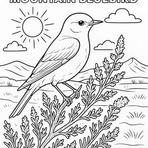 Nevada Coloring Book: State Landmarks, Desert Wildlife & Las Vegas - Etsy