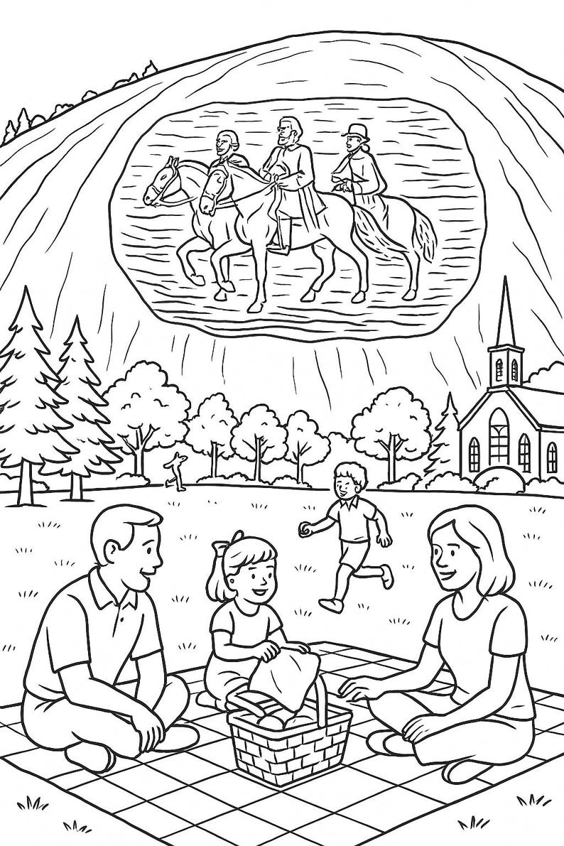 Georgia Coloring Book: State Landmarks, History & Symbols - Educational ...