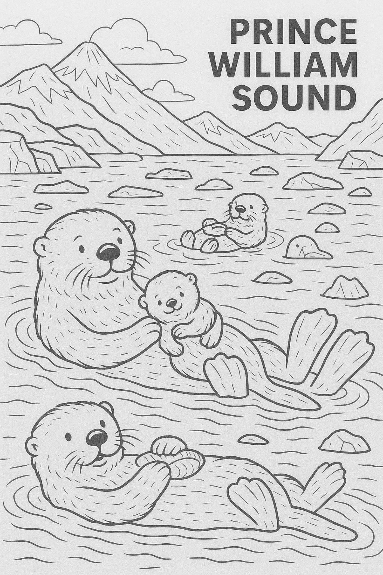 All About Alaska Coloring Book - Etsy