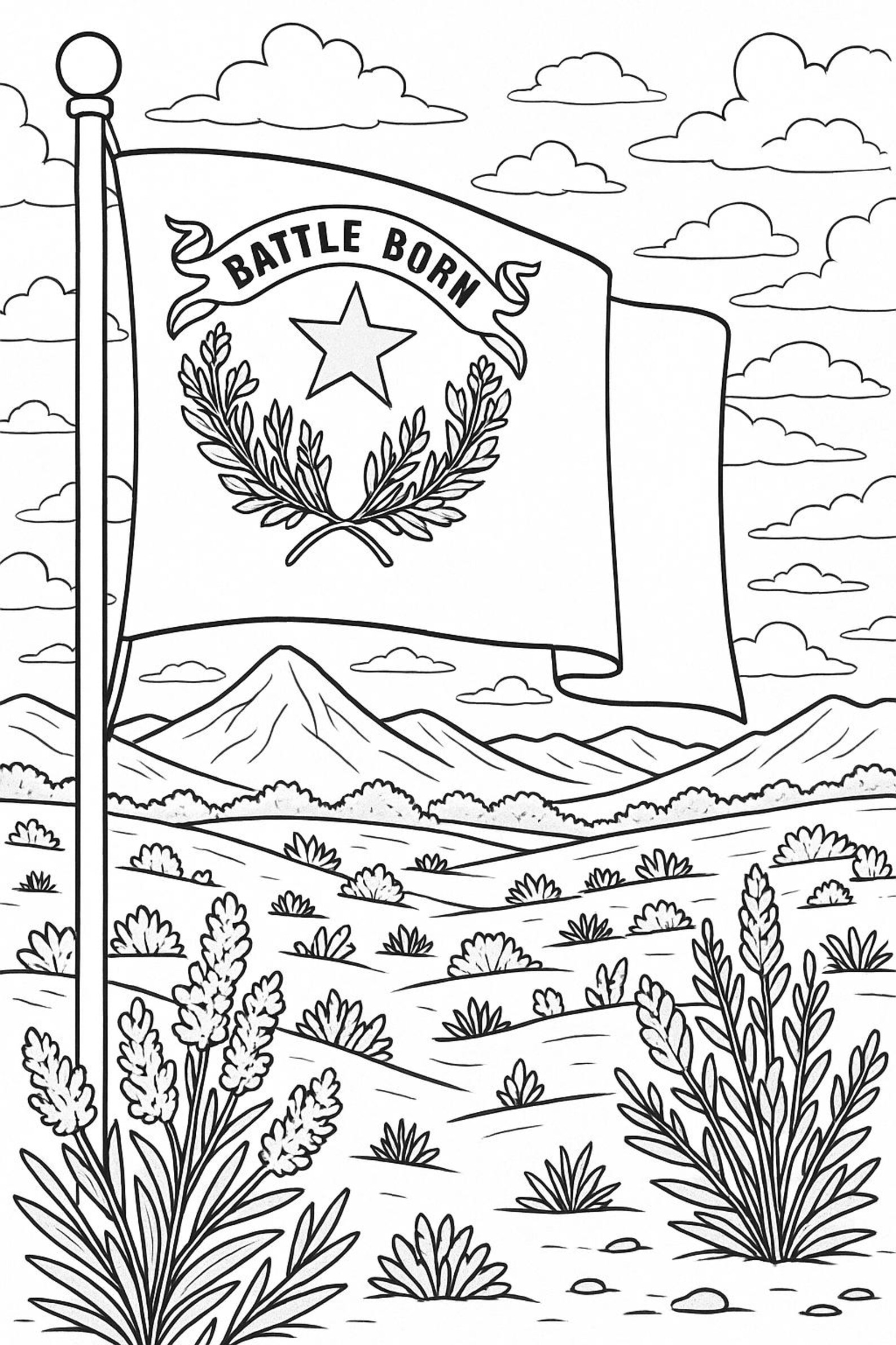 Nevada Coloring Book: State Landmarks, Desert Wildlife & Las Vegas - Etsy