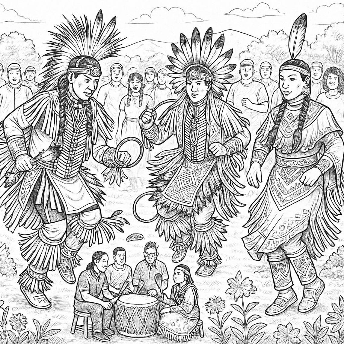 Oklahoma Coloring Book – State Landmarks & Native Heritage (PDF Pattern ...