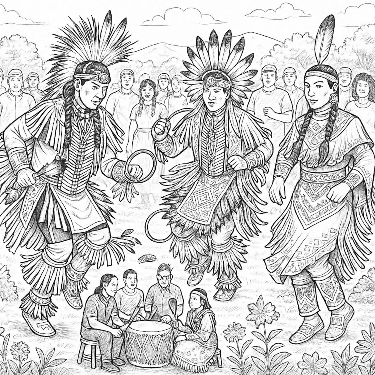 Oklahoma Coloring Book – State Landmarks & Native Heritage (PDF Pattern ...
