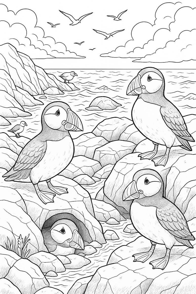 Maine Coloring Book: State Landmarks, Lighthouses & Wildlife - Etsy