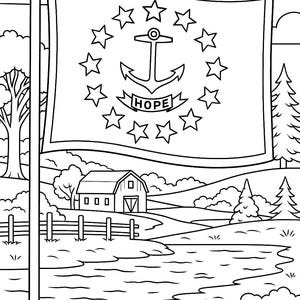 Rhode Island Coloring Book – Coastal Landmarks & Wildlife (PDF Download ...