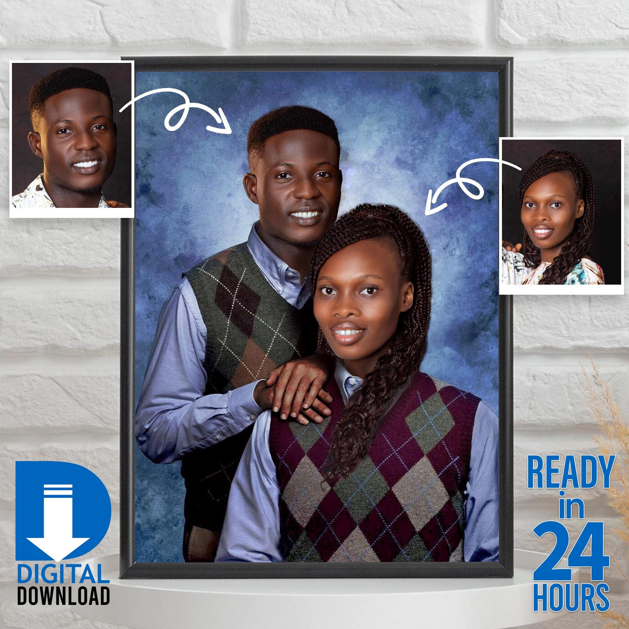 Custom Step Brothers Family Portrait, Funny Portrait Family Gift Ideas ...