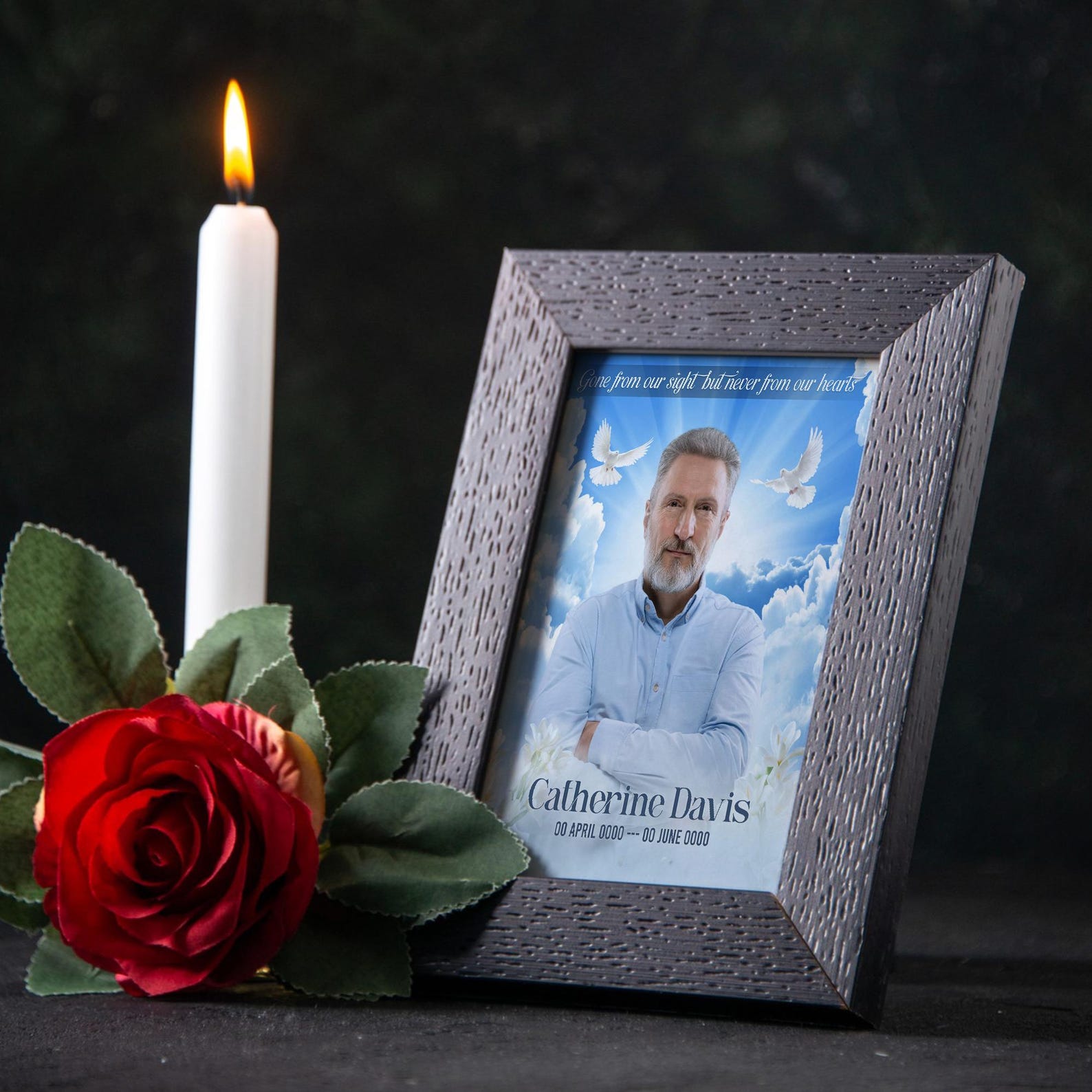 Heartwarming Memorial Picture Editing, Add Deceased Loved Ones to Photo ...