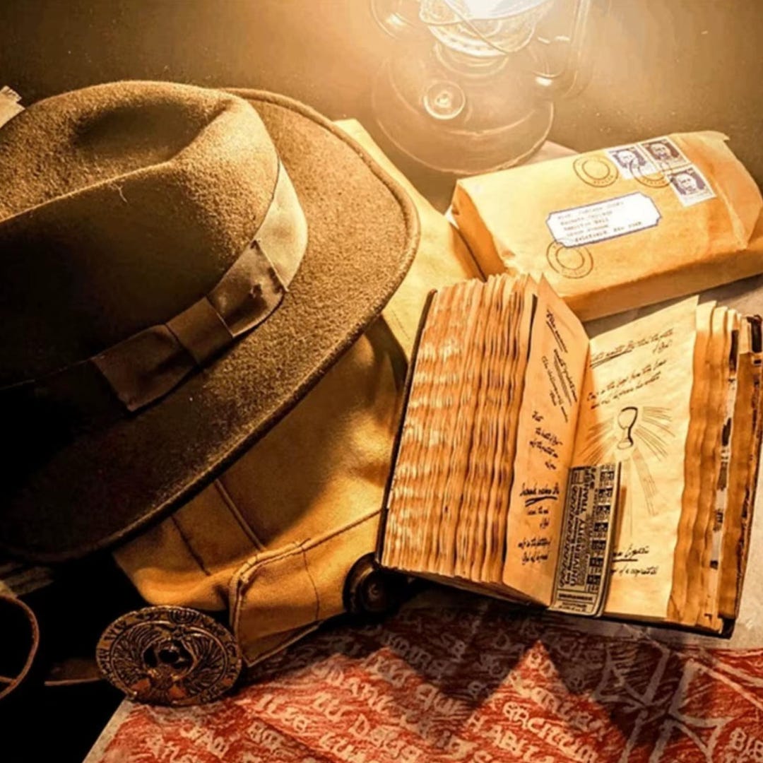 Indiana-jones Grail Diary Prop Diary With Hiddenprecious Deposits Avid Movie Fans Gift Retro ...