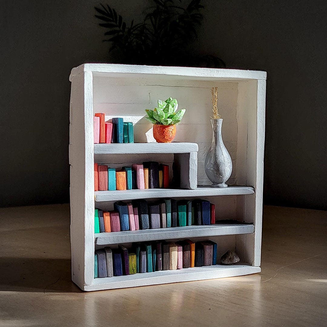 Handmade Mini Wooden Bookcase | Reclaimed Wood | One-of-a-kind Decor - Etsy
