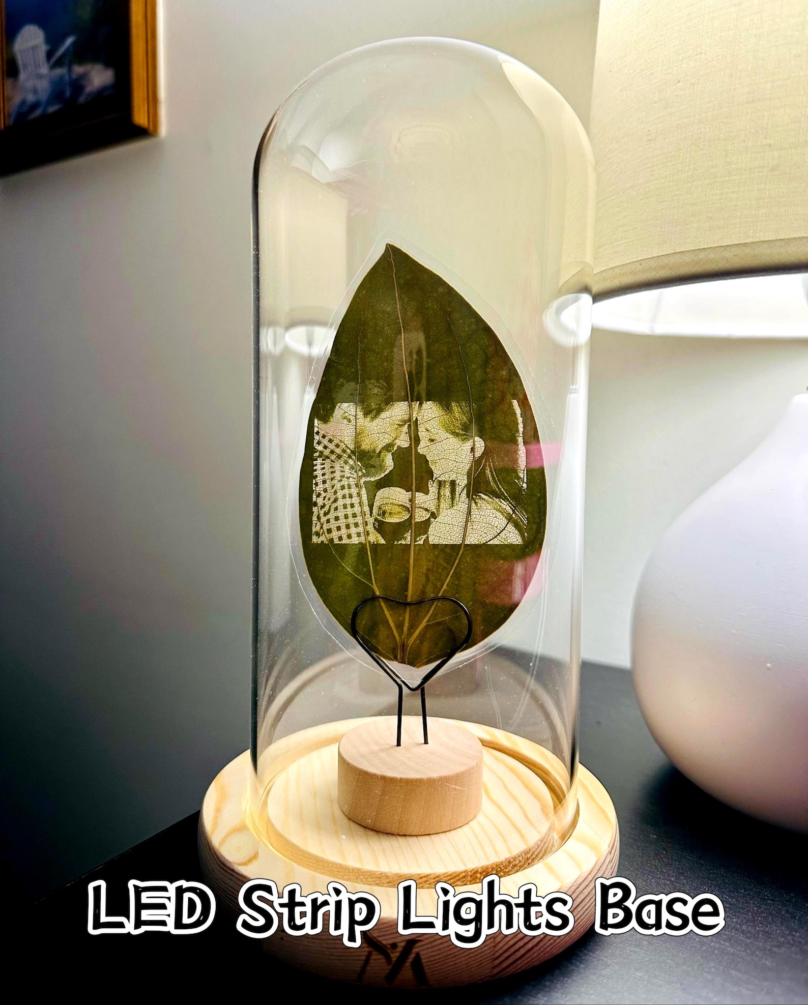 Custom Leaf Carving, Engraved Photo on Leaf, Personalized Laser ...