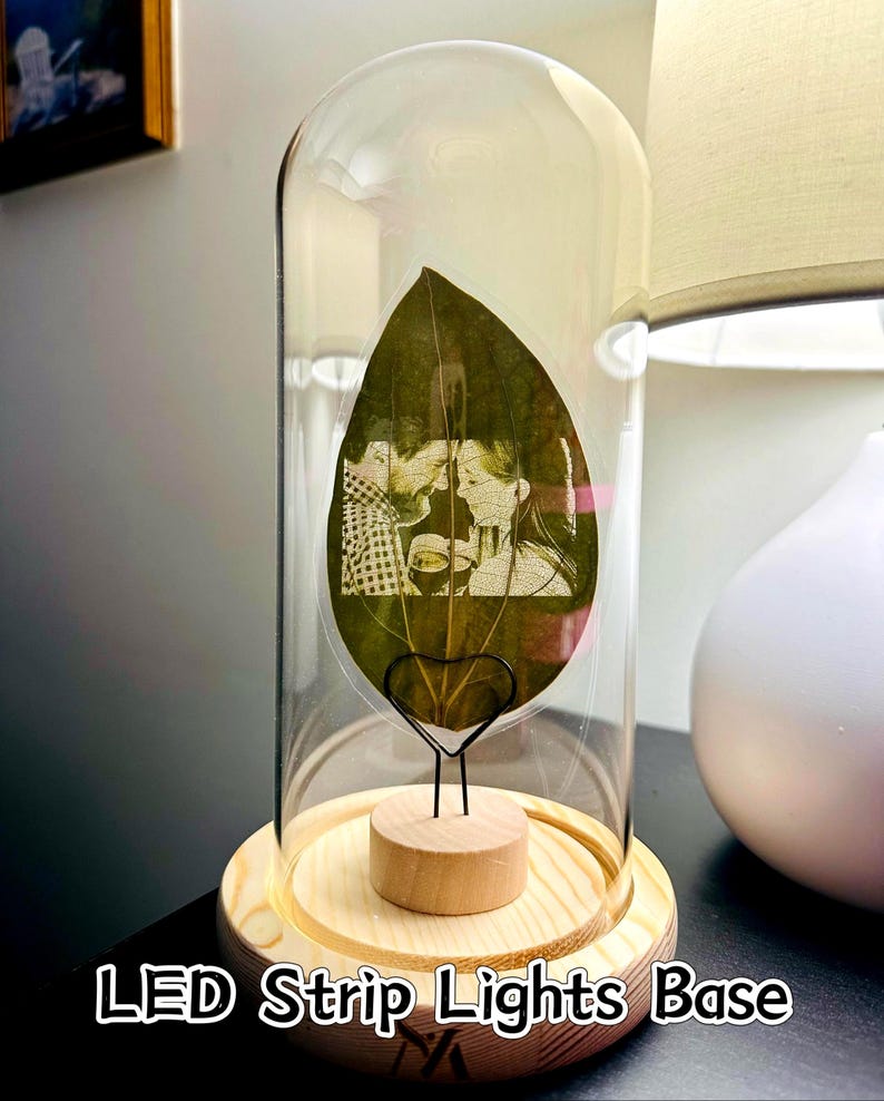 Custom Leaf Carving, Engraved Photo on Leaf, Personalized Laser ...