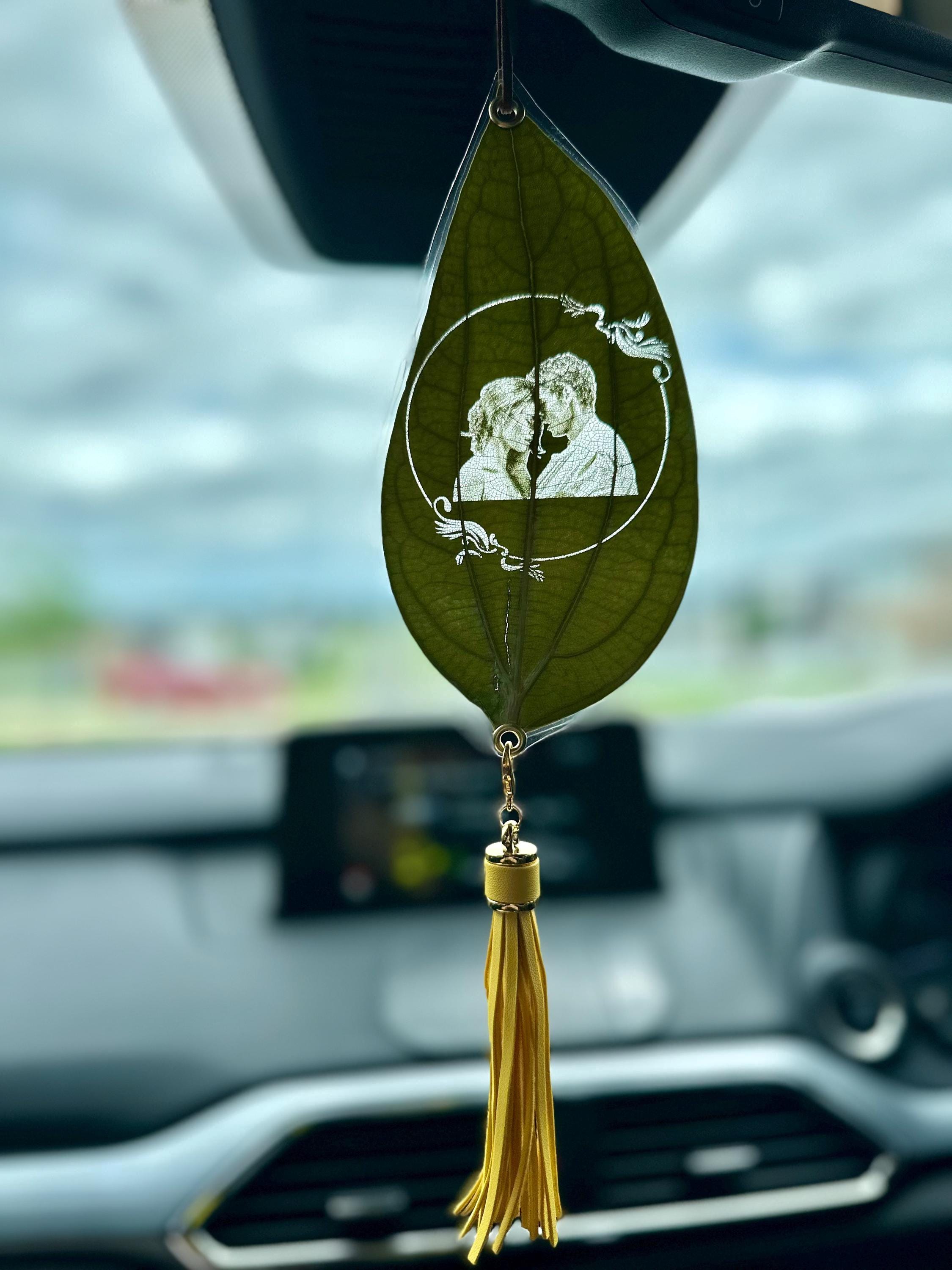 Custom Leaf Carving, Engraved Photo on Leaf, Personalized Laser ...