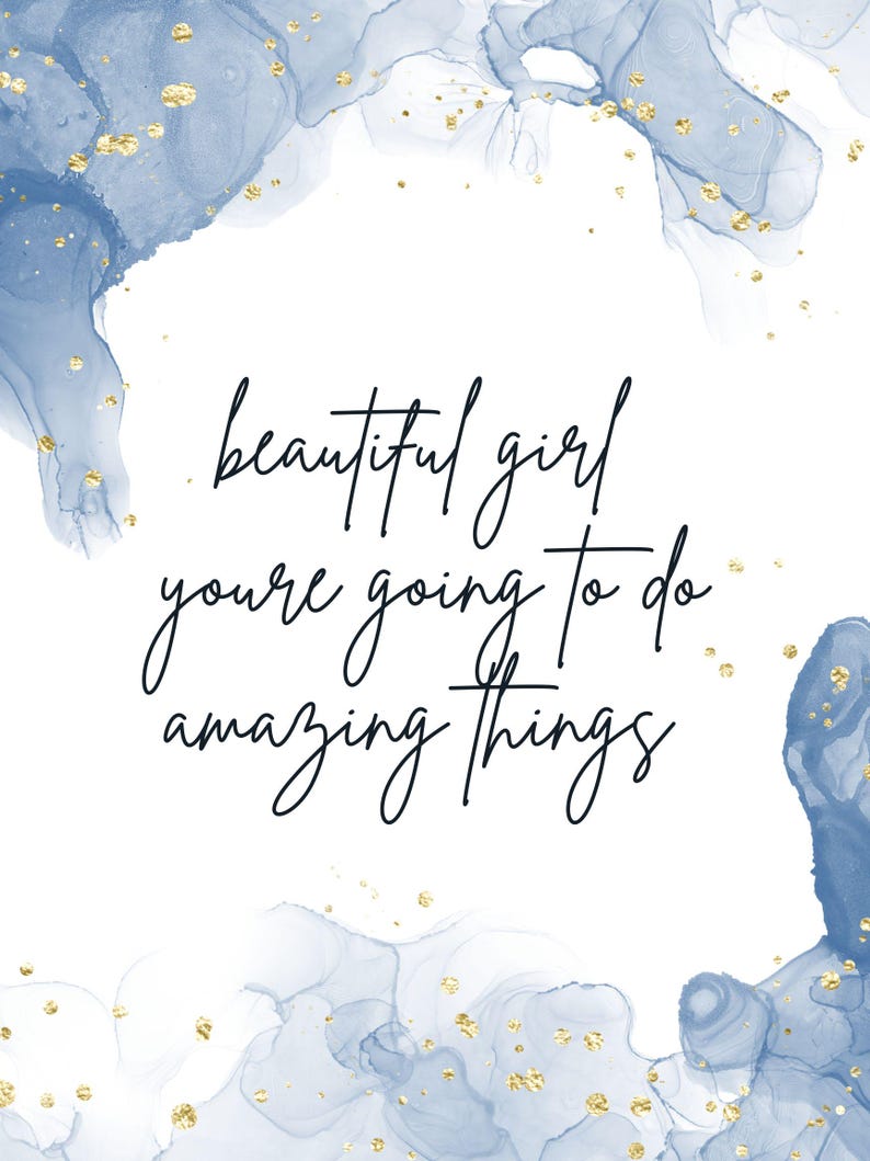 Cute Motivational Poster With Different Colors - Etsy
