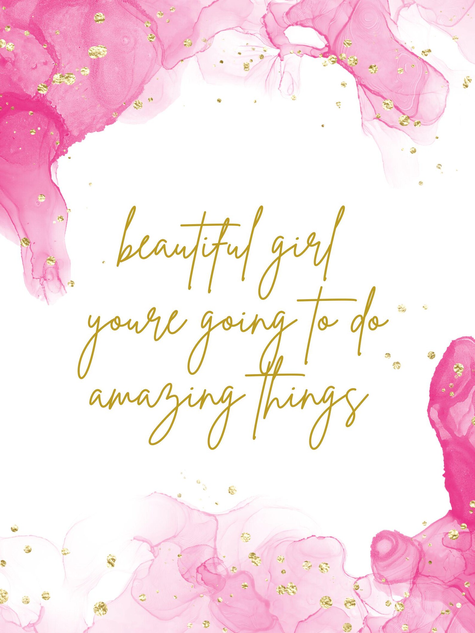 Cute Motivational Poster With Different Colors - Etsy