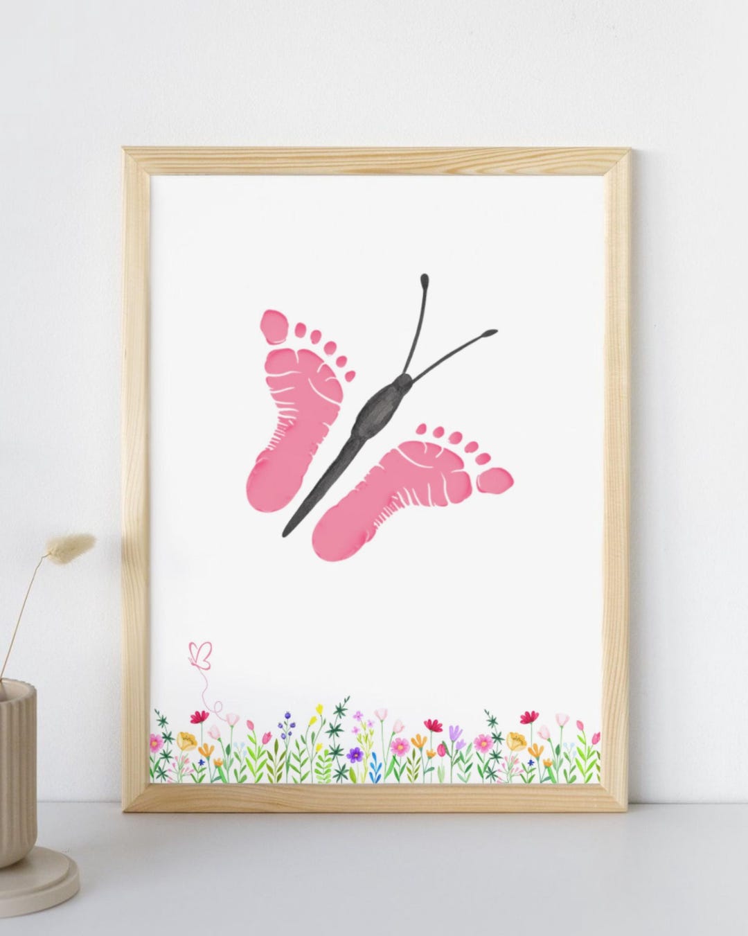 Butterfly Footprint Craft Preschool Daycare Activity | Mothers Day Gift ...