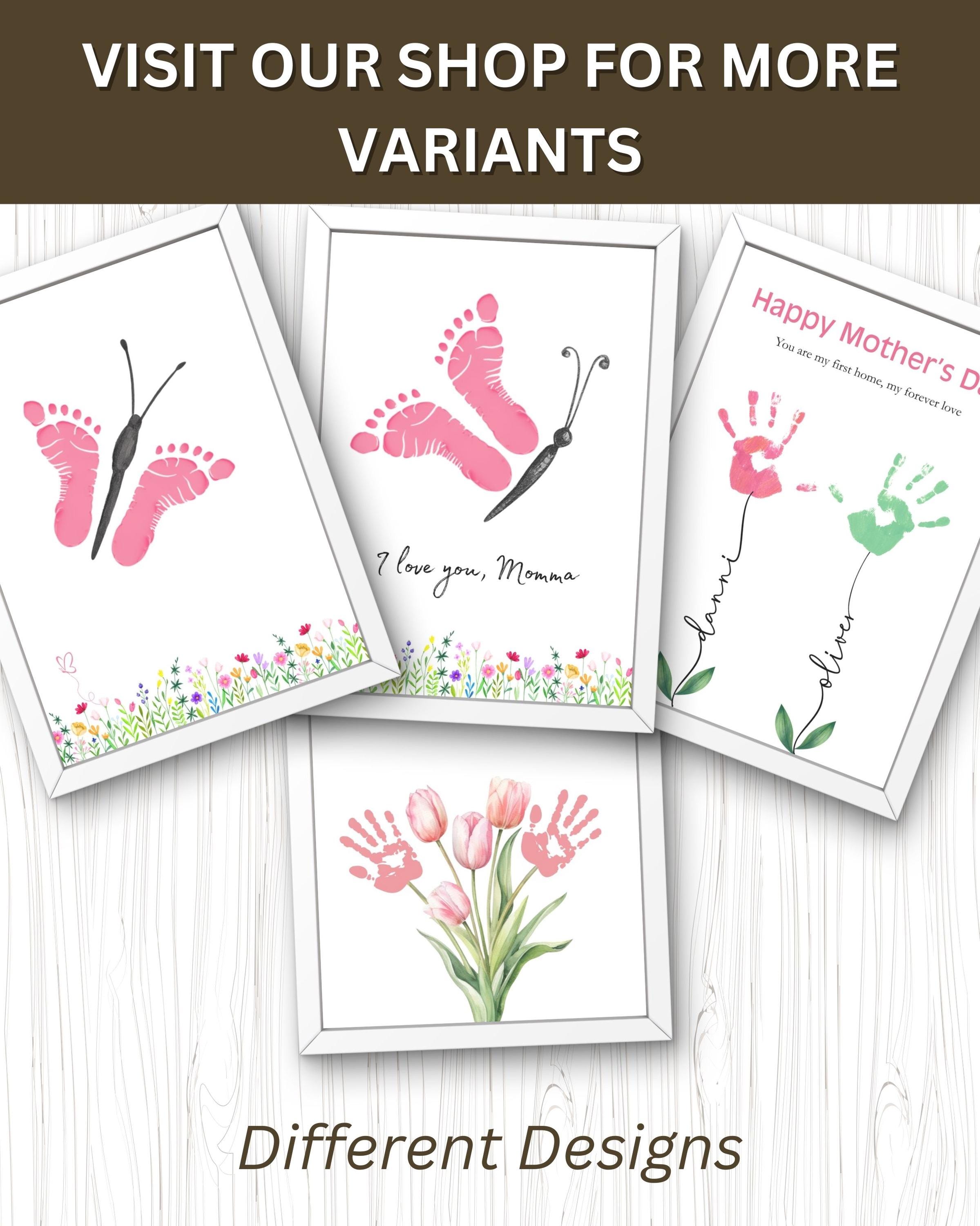 Butterfly Footprint Craft DIY Baby & Kids' Gift | Daycare Craft ...