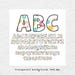 Summer Doodle Font PNG Bundle – Beach Alphabet Clipart Letters – Hand ...