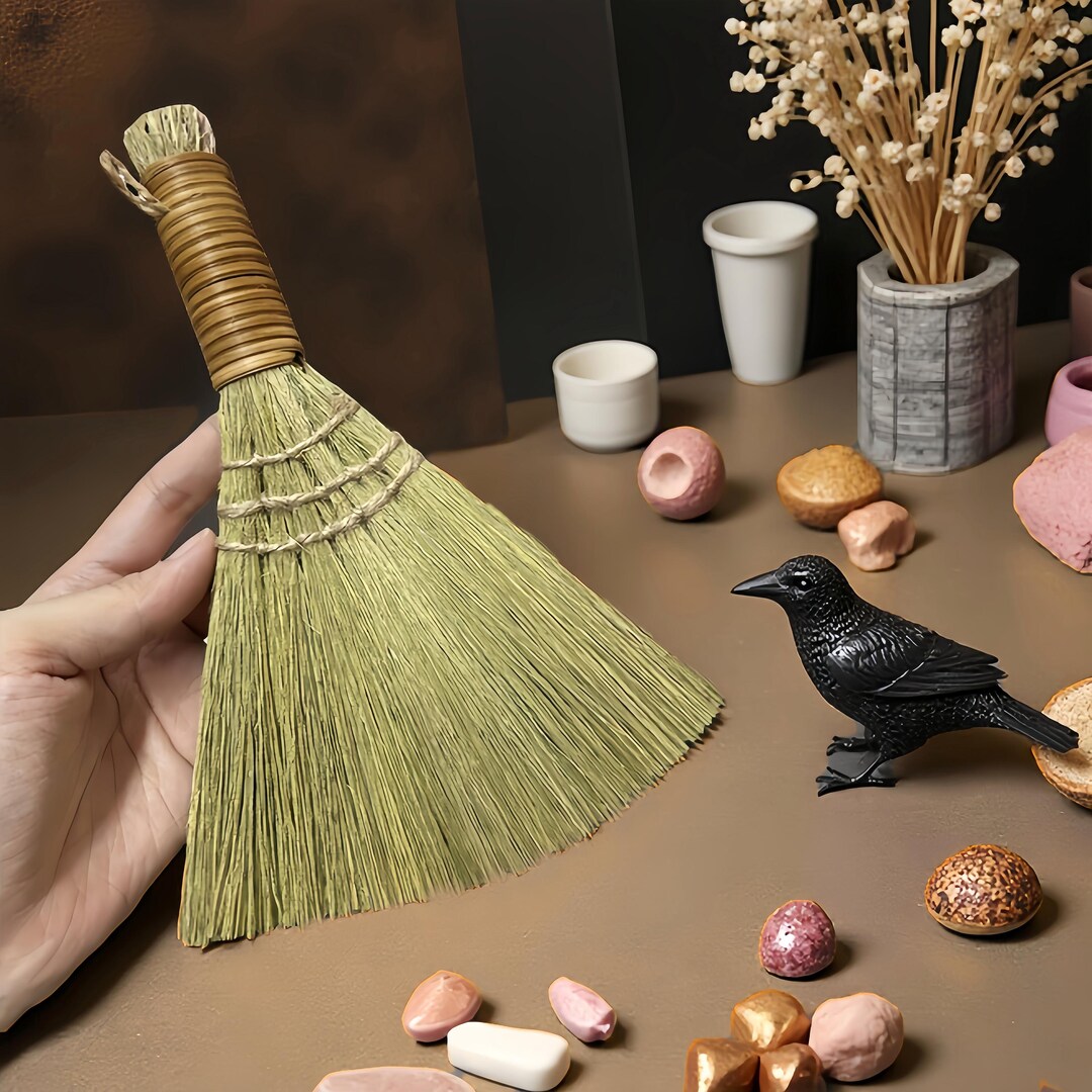4 Sizes Handmade Brooms / Besom, Decorative Witches Brooms, Broomcorn ...