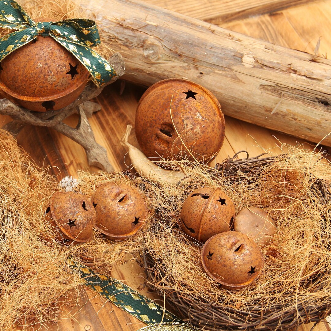 Rusty Jingle Bells: Vintage Christmas Craft Ornaments - Etsy