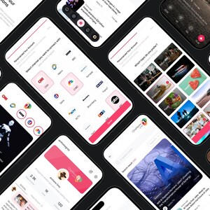 Modern News & Magazine Mobile UI Kit | Figma Mobile App UI Template - Etsy