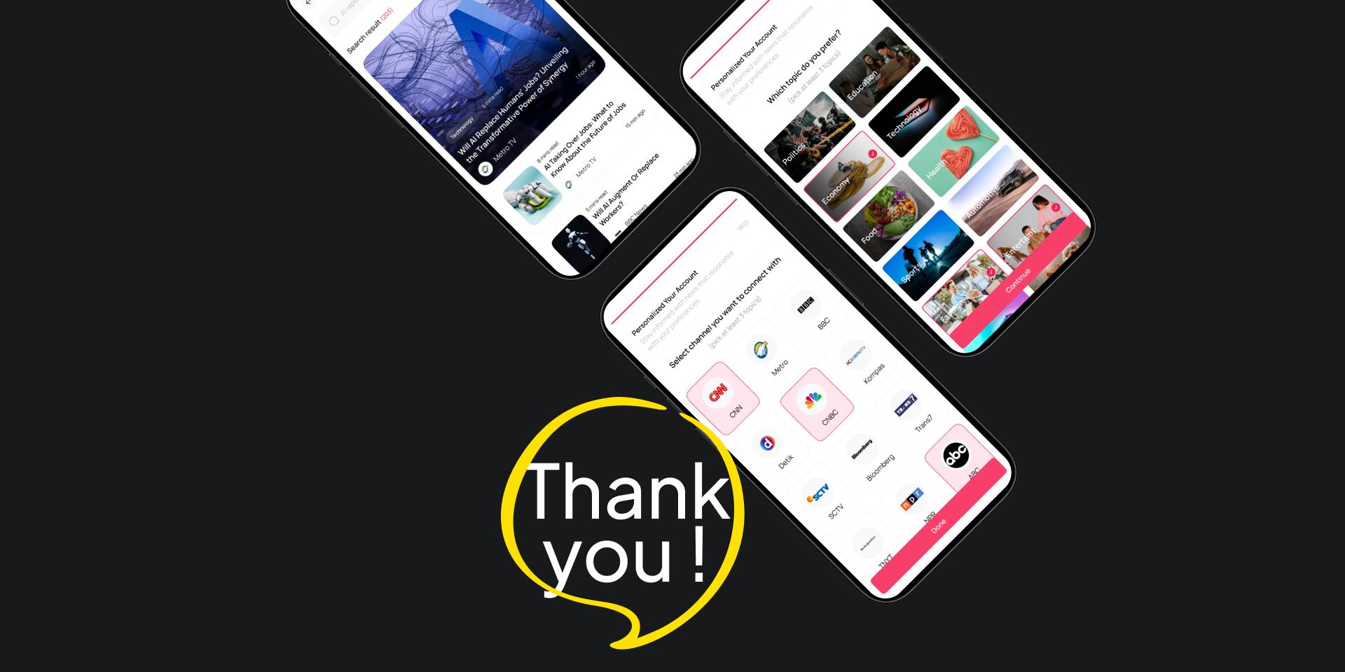 Modern News & Magazine Mobile UI Kit | Figma Mobile App UI Template - Etsy