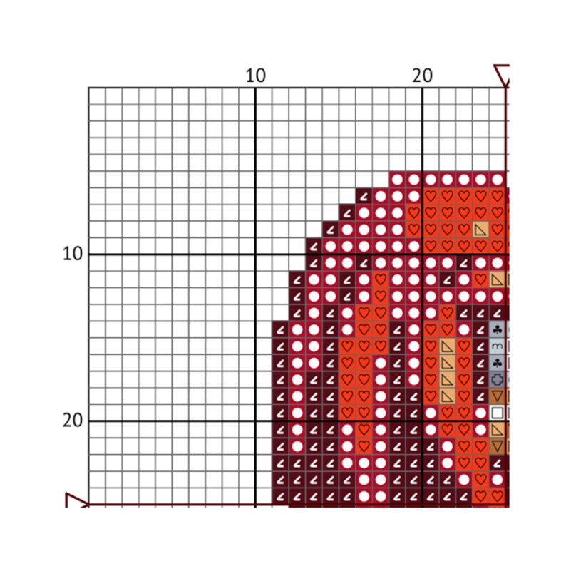 Knuckles the Echidna | Sonic the Hedgehog Cross Stitch Pattern | Cute ...