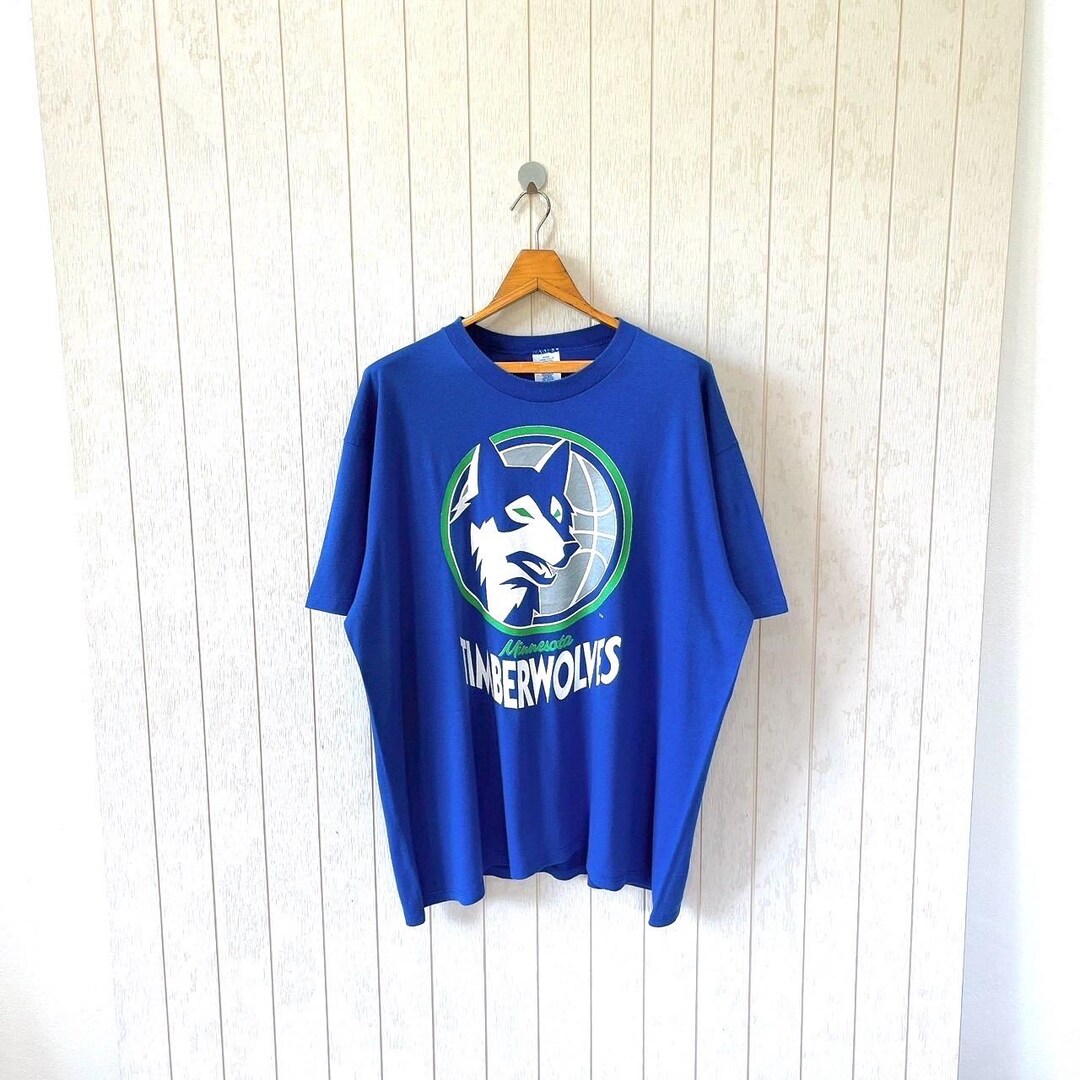 Vintage 1990s Minnesota Timberwolves T-shirt/ NBA/ Logo 7 USA/ Size XXL ...
