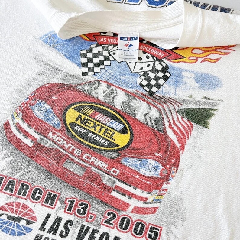 Vintage NASCAR T-shirt: 2000s Las Vegas Motor Speedway, UAW Daimler ...
