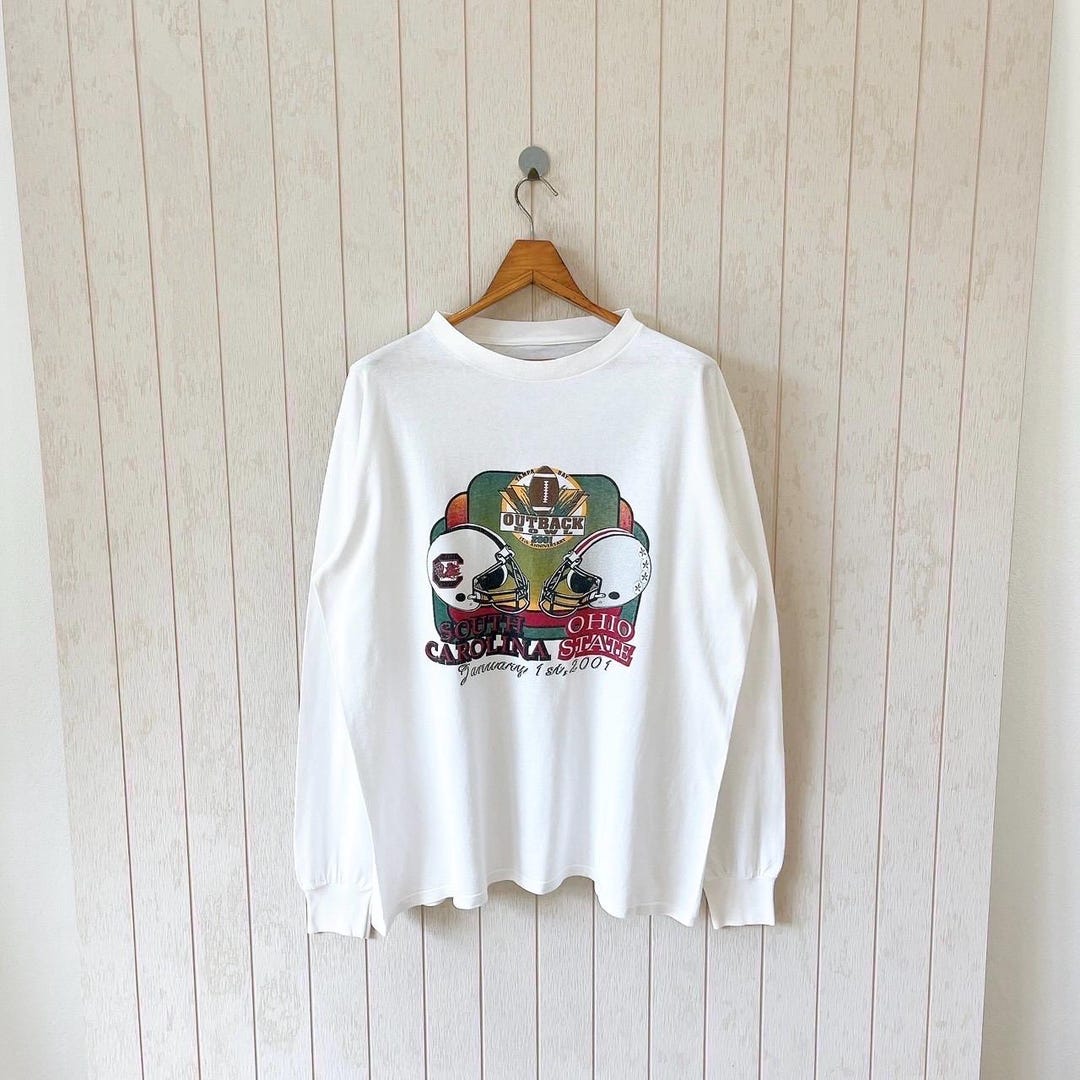 Vintage 2001 Outback Bowl T-shirt: USC Gamecocks Vs Ohio Buckeyes - Etsy