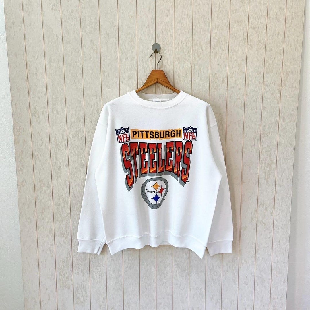 Vintage 1990s Pittsburgh Steelers Sweatshirt/ NFL/ Jostens USA/ Size L ...