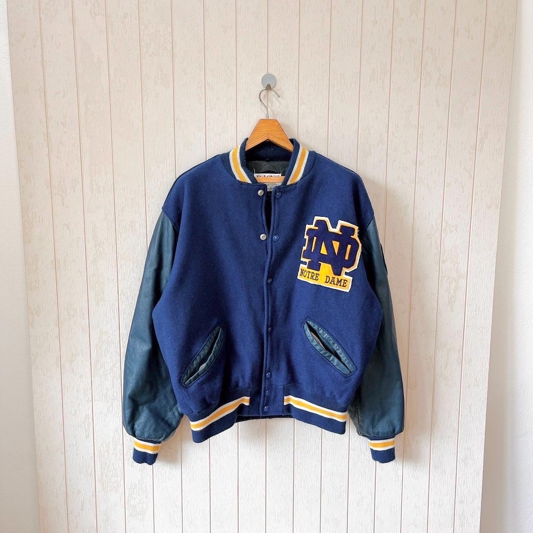 Vintage 00s Notre Dame Jacket/ Vintage Fighting Irish NCAA Jacket ...