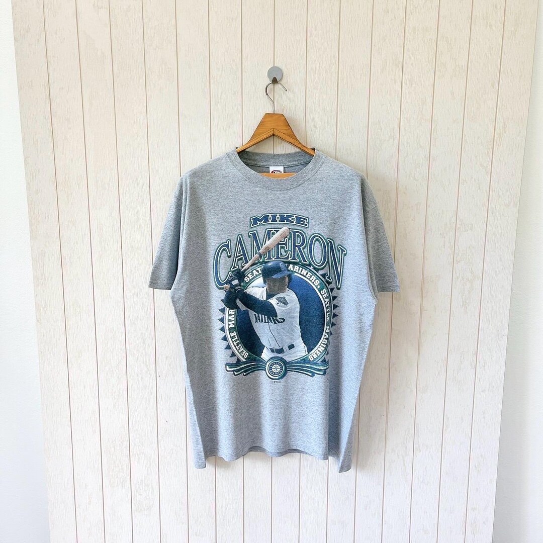Vintage Seattle Mariners T-shirt: 2002 Mike Cameron MLB - Size L - Etsy