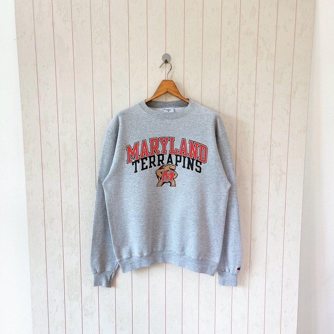 Vintage 2000s Maryland Terrapins Sweatshirt - 00s Champion/ Size M - Etsy