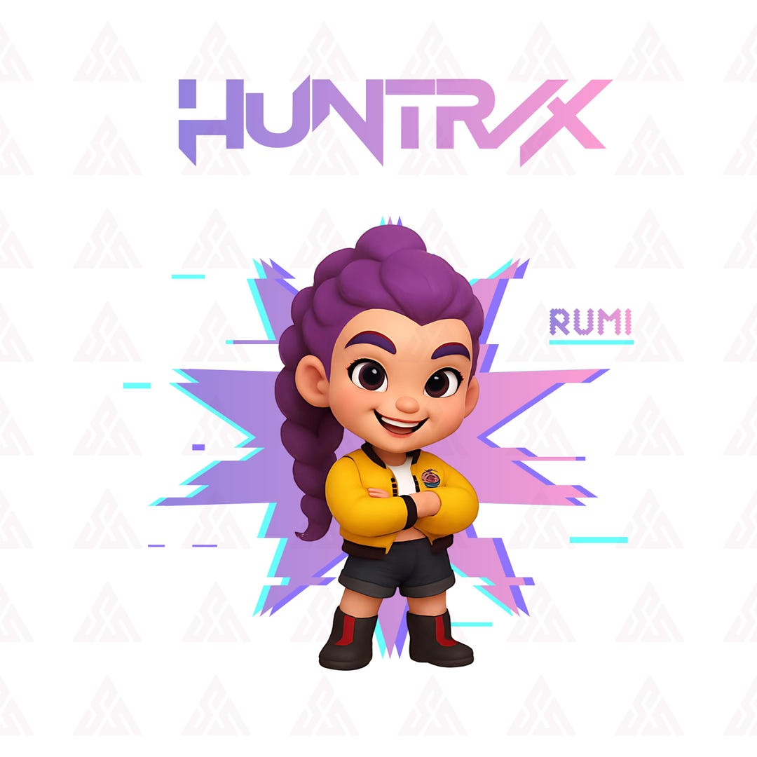 HUNTRIX Rumi Chibi: K-pop Demon Hunter Solo Art PNG - Etsy Canada