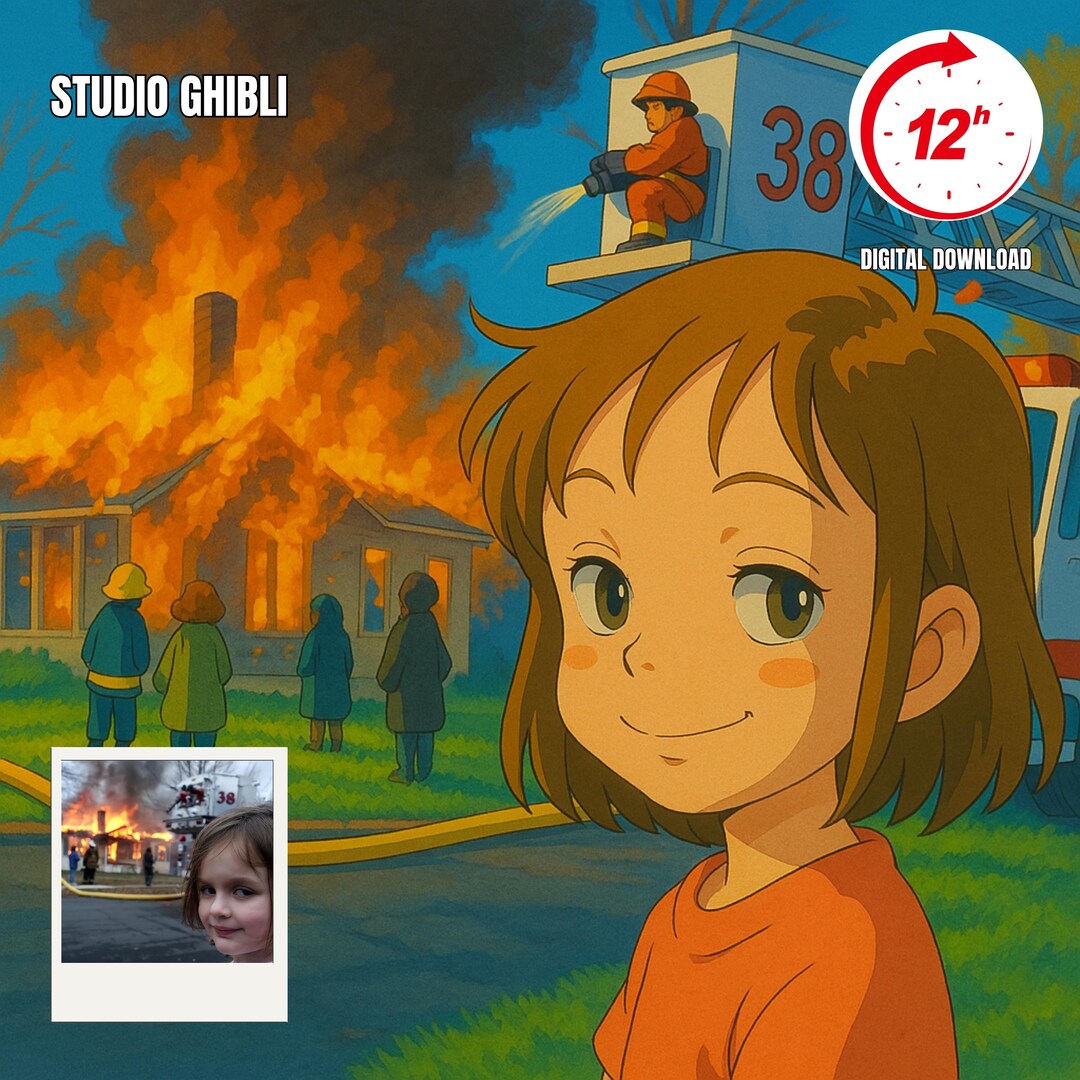 Custom Studio Ghibli Style Portrait AI Photo to Anime | Digital Studio ...